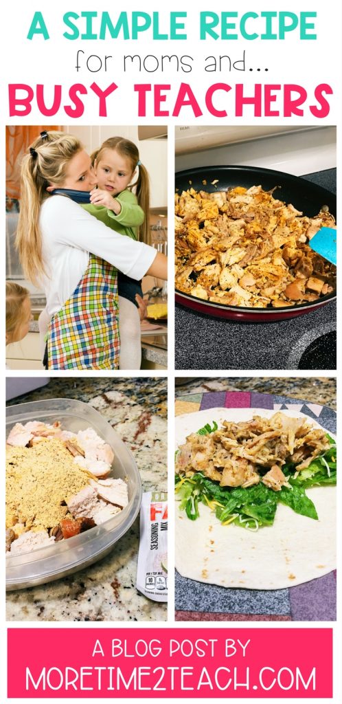 Quick Weeknight Recipe For Busy Teachers - More Time 2 Teach